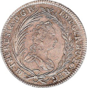 Austrian Silver 20 Kreuzer "Maria Theresia Graz" 1754-1765 KM# 1812 ...