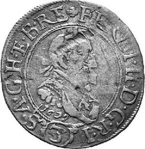 Austrian Silver 3 Kreuzer "Ferdinand II St Veit" 1624-1629 KM# 501 | coinscatalog.NET