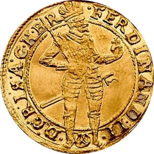 Austrian Gold Ducat "Ferdinand II" 1620-1634 KM# 274 | coinscatalog.NET