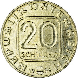 Austrian 20 Schilling "800th Anniversary - Vienna Mint" 1994 KM# 3016 ...