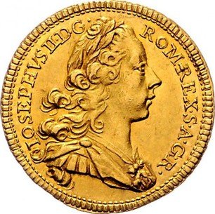 Austrian Gold Ducat "Joseph II Regency" 1765 KM# 1844 | coinscatalog.NET