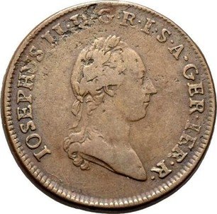 Austriaco Kreuzer "Joseph II" 1780 KM# 2055 | coinscatalog.NET