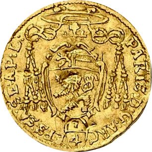 Austrian Gold 1/4 Ducat "Paris von Lodron" 1652 KM# 155 | coinscatalog.NET