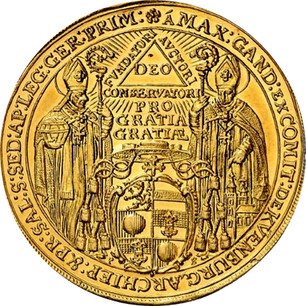 Austrian Gold 10 Ducat "Maximilian Gandolph" 1682 KM# 242 ...