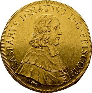 Austrian Gold 10 Ducat "Kaspar Ignaz" 1710 KM# 24 | coinscatalog.NET