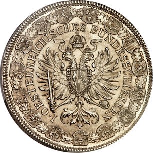 Austrian Silver 2 Florin "First Federal Shooting Festival" 1880 X# M6 ...