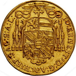 Austrian Gold Ducat "Johann Ernst von Thun" 1687-1708 KM# 257 ...
