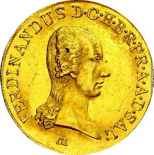 Austrian Gold Ducat "Ferdinand III of Austria-Tuscany" 1805-1806 KM ...