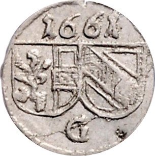 Austrian Silver Pfenning "Guidobald" 1655-1668 KM# 174 | coinscatalog.NET