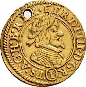 1/2 Ducado de Oro Austriaco "Ferdinand III Graz" 1644-1645 ...