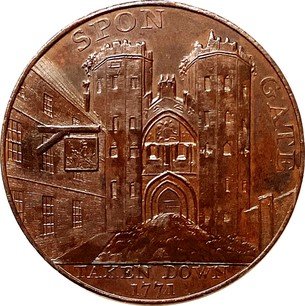 Great Britain 1/2 Penny "Warwickshire Kempson’s Coventry" 1797 ...