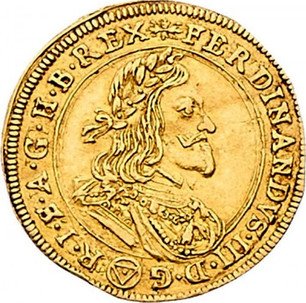 Austrian Gold 1 Ducat "Ferdinand III Vienna" 1657 | coinscatalog.NET