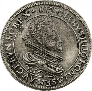 Austrian Silver 1 Thaler "Rudolf II coin" 1603-1605 | coinscatalog.NET