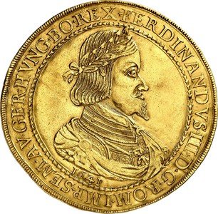 10 ducados de oro austriacos "Ferdinand III Graz coin" 1641 ...
