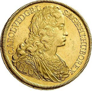 Austrian Gold 10 Ducat "Karl VI Vienna" 1724 | coinscatalog.NET