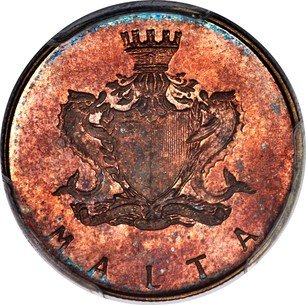 Maltese 10 Pounds "Kenur - Specimen" 1972 | coinscatalog.NET