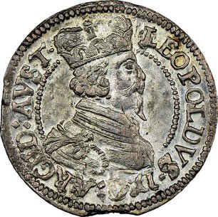 Austrian Silver 3 Kreuzer "Ferdinand II" 1624-1626 | coinscatalog.NET