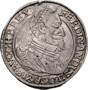 Austrian Silver Thaler "Ferdinand II Vienna" 1624 | coinscatalog.NET