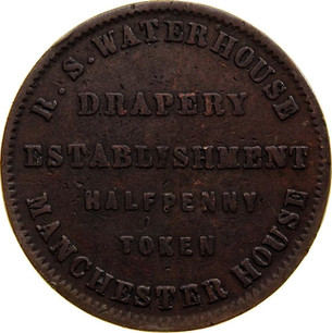 Emisiones de Token Privado Australiano de 1/2 Penny 1801-1900 KM# Tn264 ...