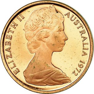 Australian 1 Cent "Glider" 1966-1984 KM# 62 | coinscatalog.NET