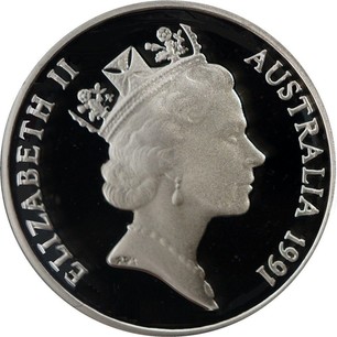 Australian Silver 1 Cent "Glider" 1991-2017 KM# 78a | coinscatalog.NET