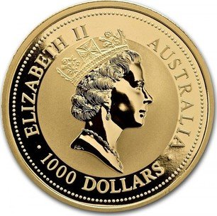 Australian 10 Oz Gold 1000 Dollars "The Australian Kangaroo" 1992-1998 ...