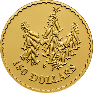 Australian Gold 150 Dollars "Common Heath Flower" 1999 coin value KM ...