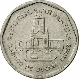 Austral Argentina "Alcaldía de Buenos Aires" 1989 KM# 100 ...