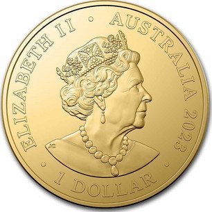 Australian 1 Dollar "Elizabeth II Year of the Rabbit" 2023 ...