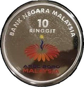 Malaysian Silver 10 Ringgit "APEC" 2020 | coinscatalog.NET