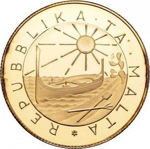 Maltese Gold 100 Liras "International Year of disabled Persons Piedfort ...