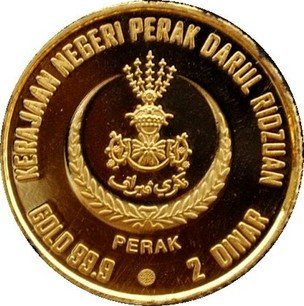 Malaysian Gold 2 Dinars "Perak" 2011 | coinscatalog.NET
