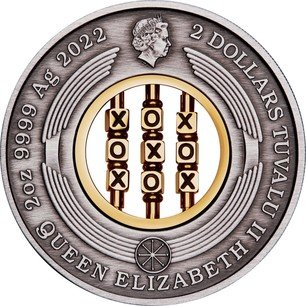Tuvaluan 2 Oz Silver 2 Dollars "Games Through the Ages" 2022 ...