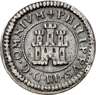 Spanish Billon 2 Maravedis "Philip III Segovia" 1598-1602 ...