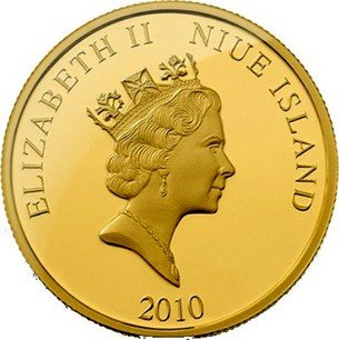 Niuean Gold 25 Dollars "Peanuts 60th Anniversary" 2010 KM# 255 ...