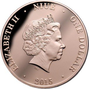 Niuean One Dollar "Penny Tribute" 2015 KM# 1300 | coinscatalog.NET