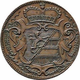 Italian 1/2 Soldo (Mezzo Soldo) "Carlo VI" 1733-1762 KM# 1 ...