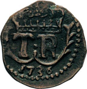 Italian 2 1/2 Soldo "Teodoro I" 1736 C# 1 | coinscatalog.NET