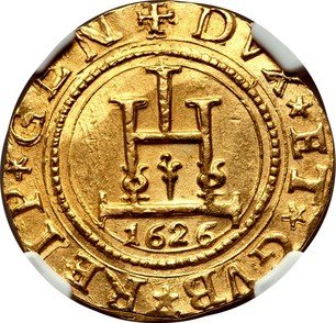 Italian Gold 2 Doppie "Conrad II" 1603-1637 KM# 28 | coinscatalog.NET