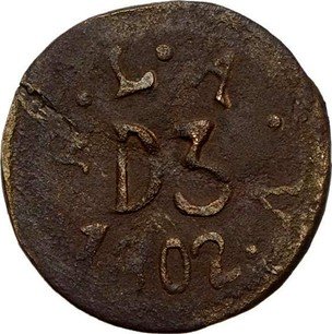 Italian 3 Denari "Ligurian Republic Coinage" 1802 KM# 276 ...