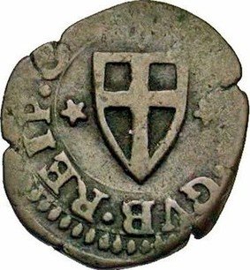 Italian Billon 8 Denari "Genoa Coinage" 1653-1700 KM# 115 ...
