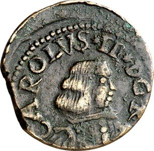 Italian Cagliarese "Carlo II" 1668-1695 KM# 17 | coinscatalog.NET