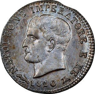 Italian Centesimo "Napoleon I" 1807-1813 C# 1.3 | coinscatalog.NET
