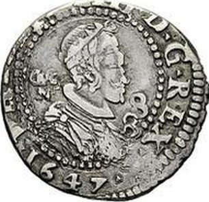 Italian Silver 15 Grana "Filippo IV" 1647-1648 KM# 84 | coinscatalog.NET