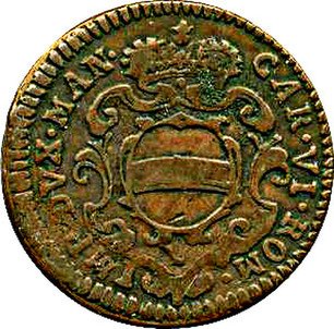 Italiano 2 Soldo (Soldone) "Carlo VI" 1732-1736 KM# 250 | coinscatalog.NET
