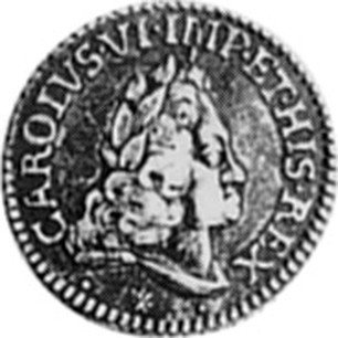 Italian Silver 20 Soldo "Carlo VI" 1721-1722 KM# 133 | coinscatalog.NET