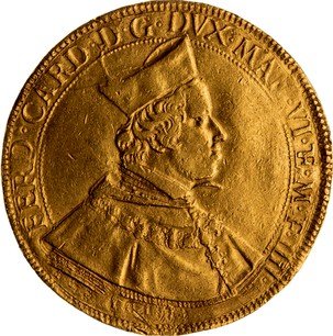 Italian Gold 6 Doppie (12 Ducati) "Ferdinando Gonzaga" 1613-1615 KM# 55 ...