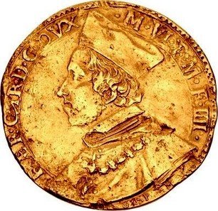 Italian Gold Doppia "Ferdinando I" 1613-1616 KM# 52 | coinscatalog.NET