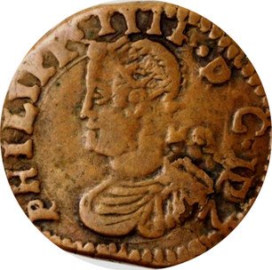 Italian Grano "Filippo IV" 1622-1624 KM# 47 | coinscatalog.NET