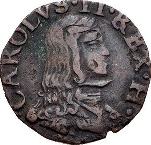 Italian Quattrino "Carlo II" 1665-1700 KM# 67 | coinscatalog.NET